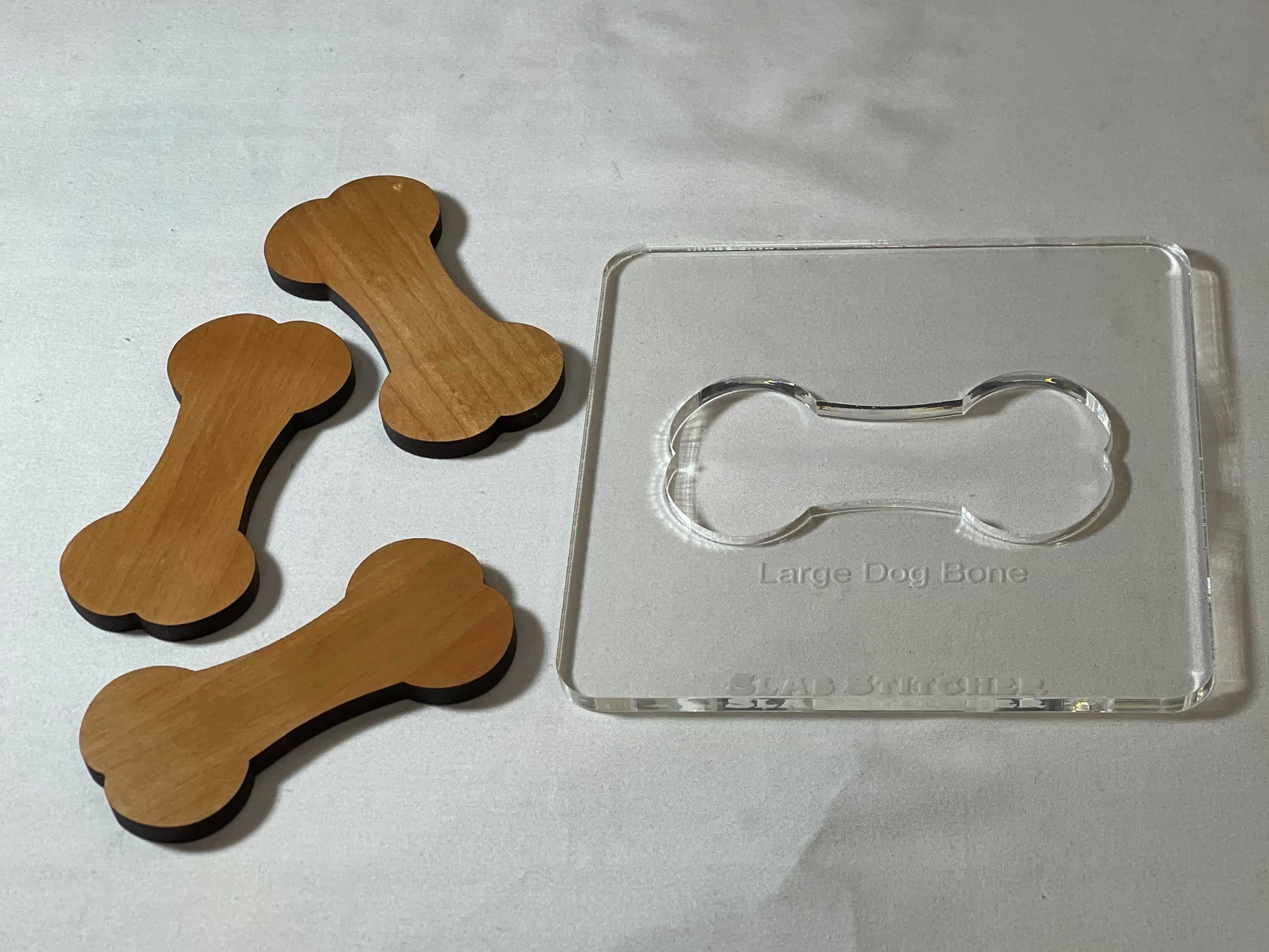 Large Dog Bone Expansion Packs - Acrylic Router Template and Inlays ...