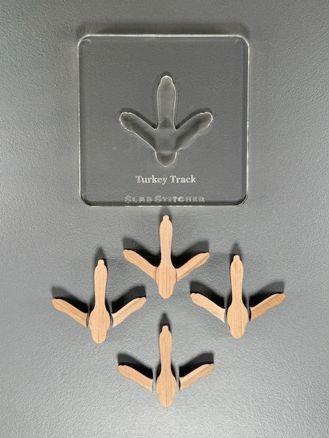 Turkey Track Expansion Packs | Various Wood Types | Slab Stitcher