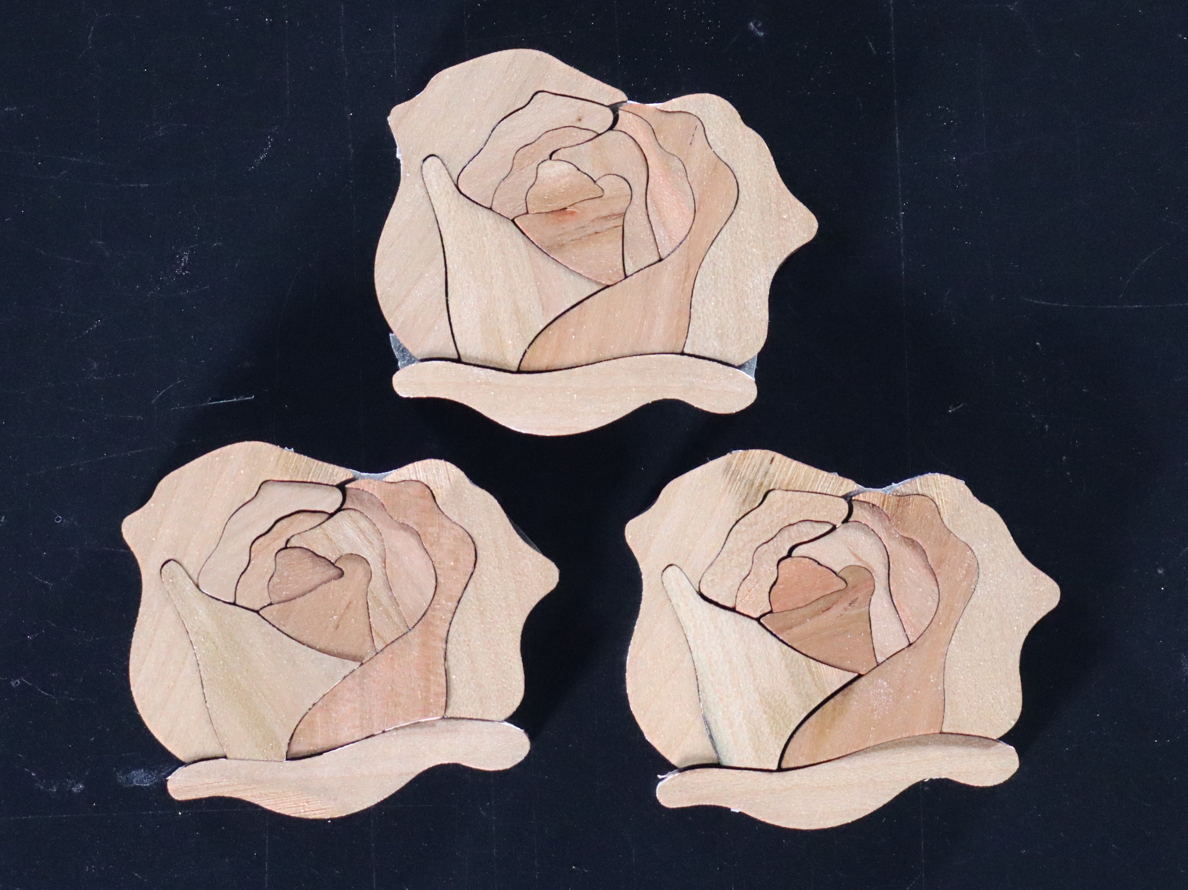 Rose Inlays | Slab Stitcher