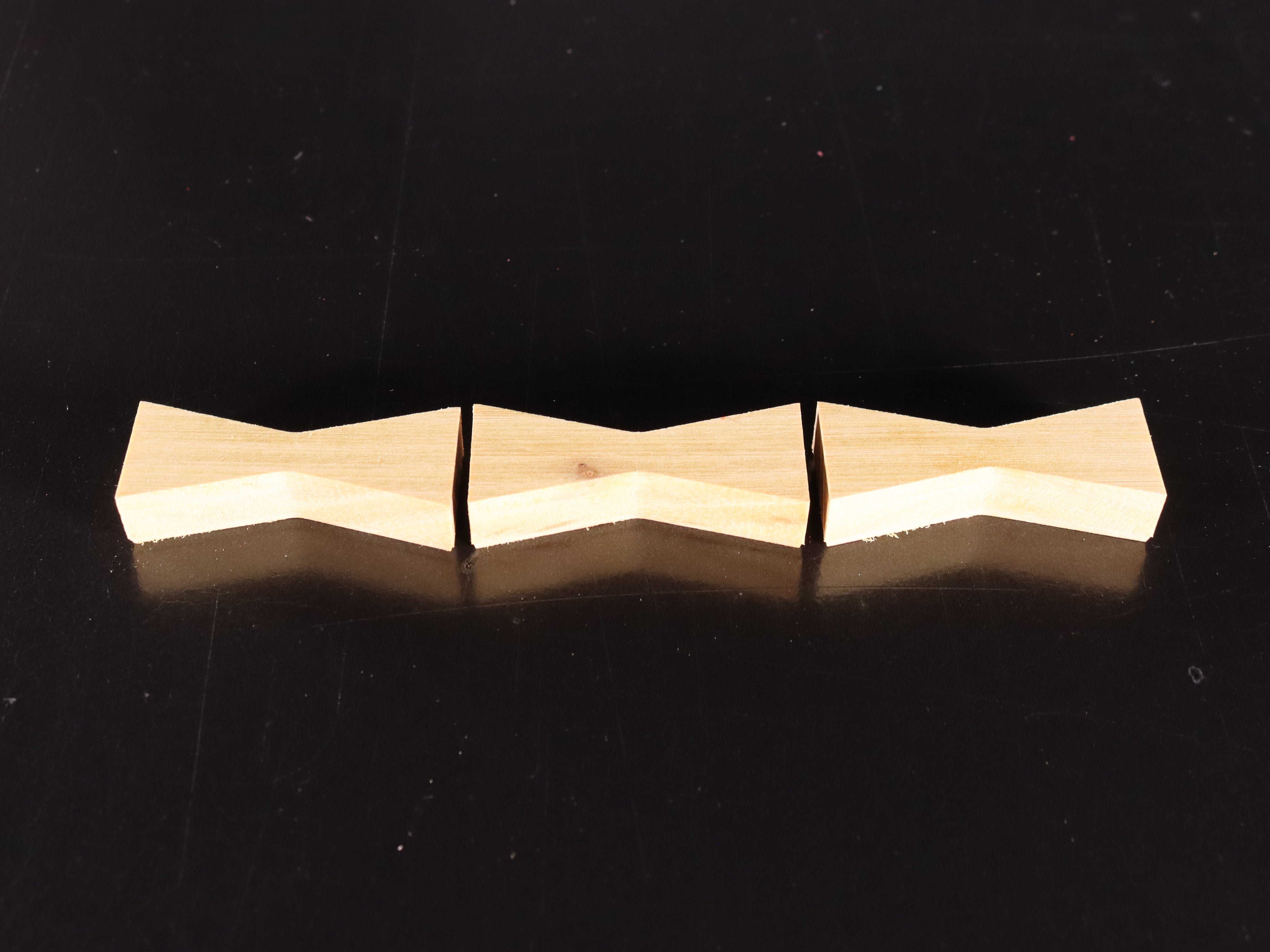 Limited Edition--1/2" Thick Osage Bowtie Inlays | Slab Stitcher