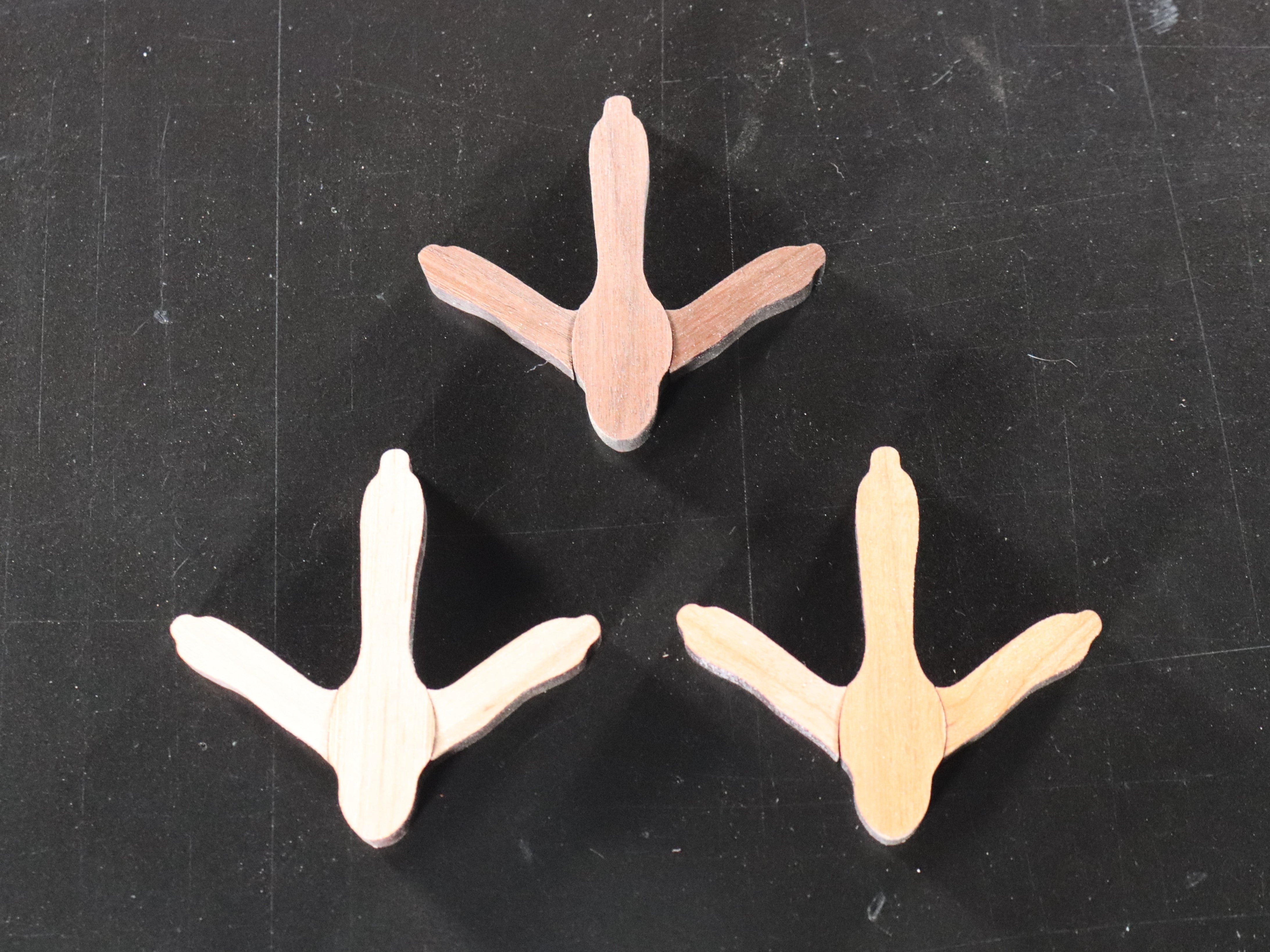 Turkey Track Inlays | Various Wood Types | Slab Stitcher