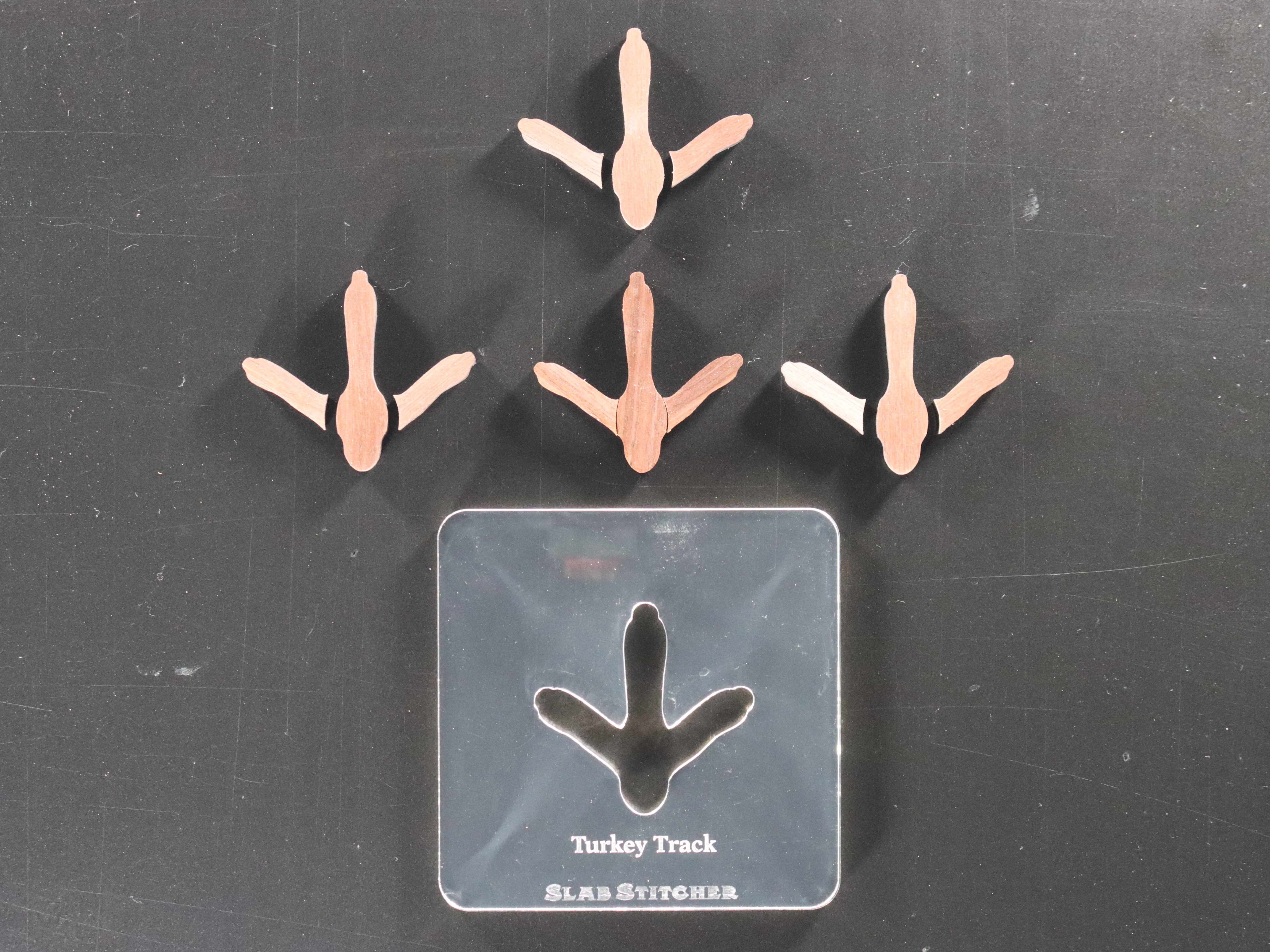 Turkey Track Expansion Packs | Various Wood Types | Slab Stitcher