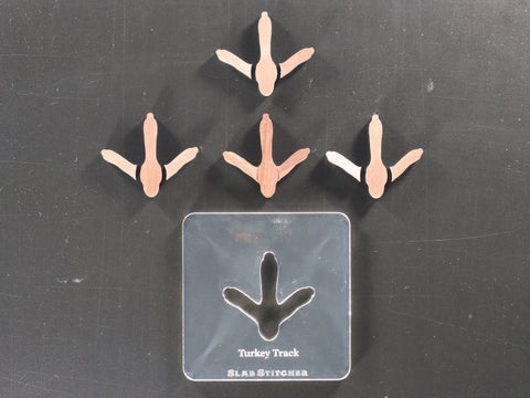 Turkey Track Expansion Packs | Various Wood Types | Slab Stitcher