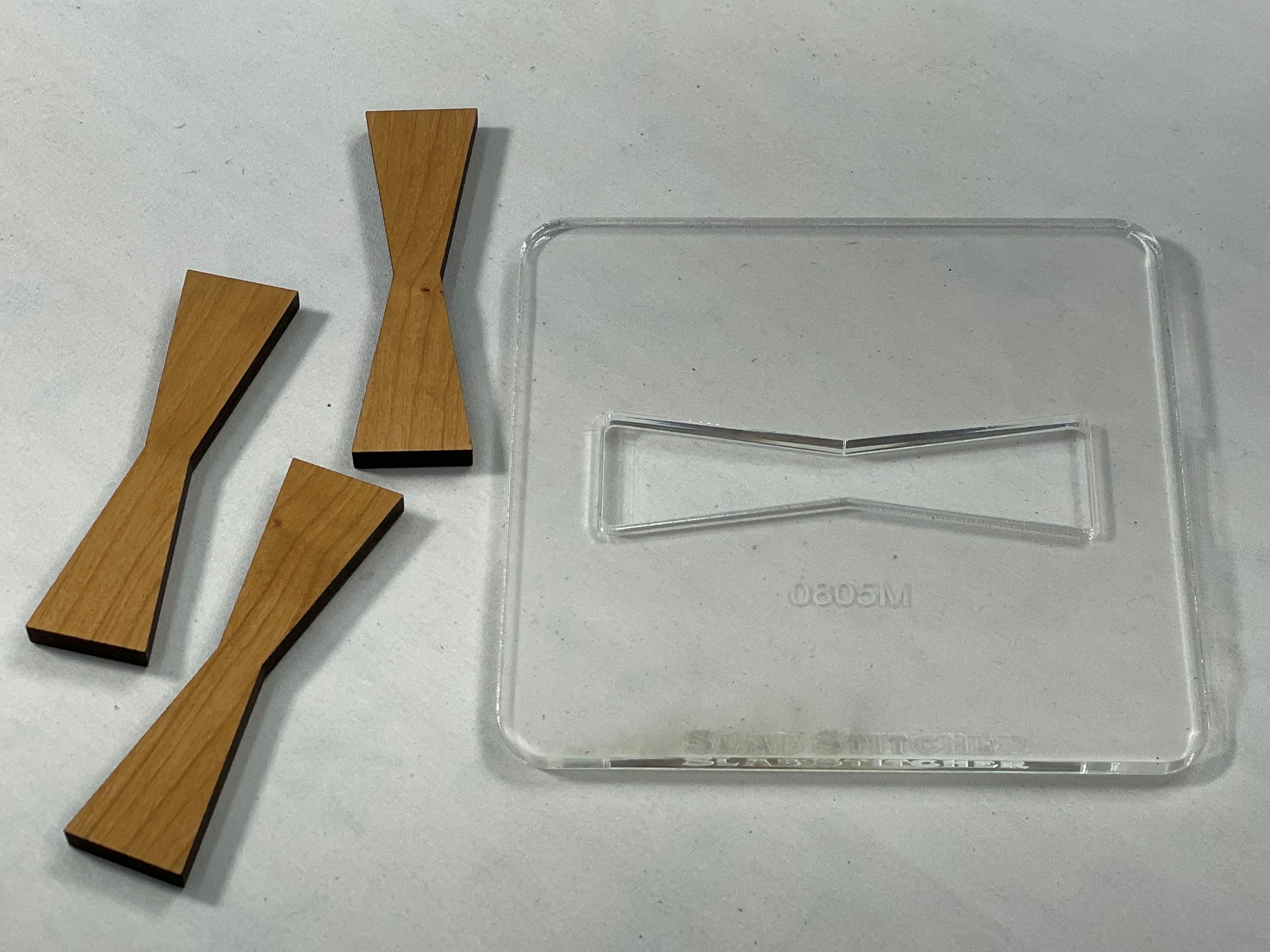 Slimline Wooden and Metal Inlays - Slab Stitcher