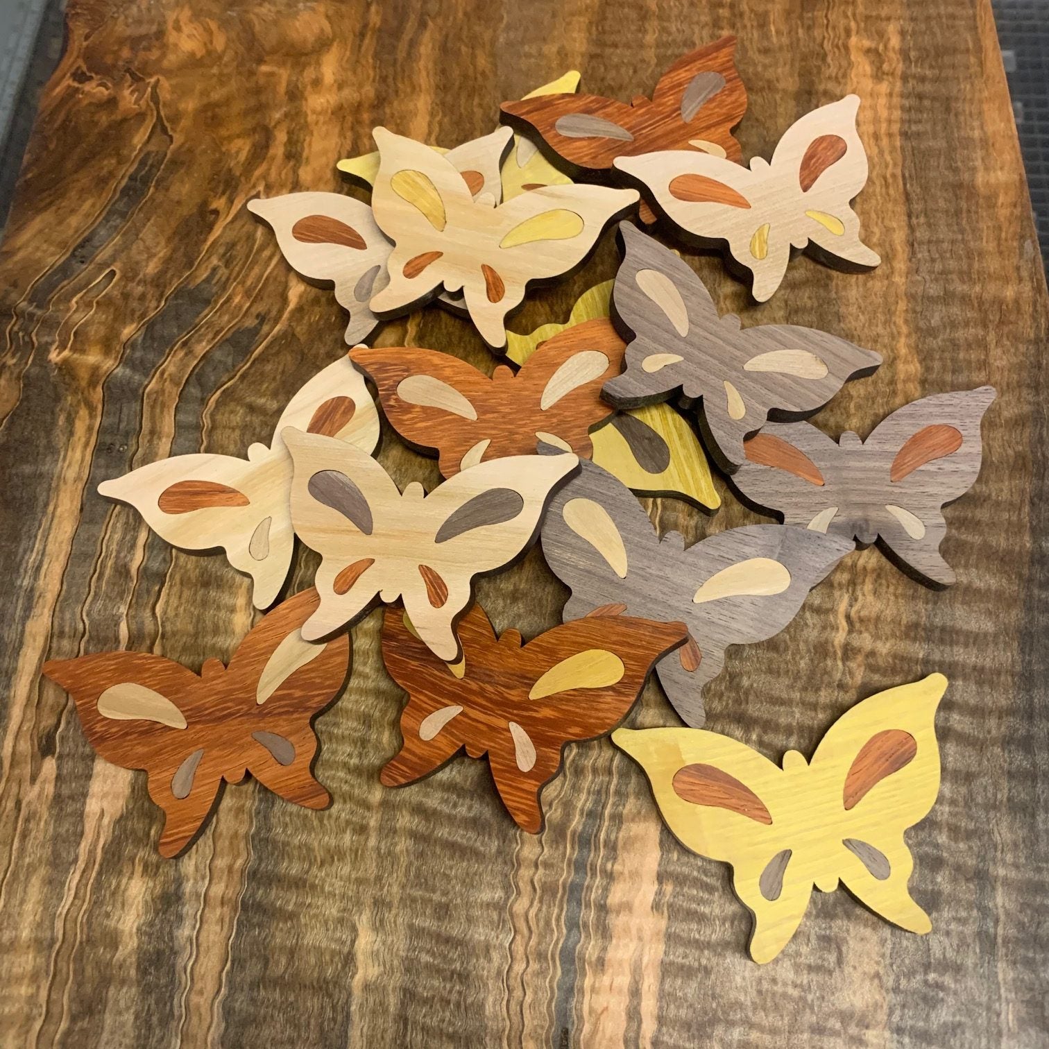 Butterfly 2.0 Wooden Inlays (3 Packs) - Slab Stitcher